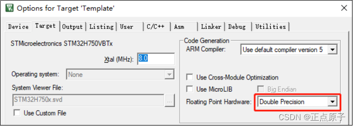 【正点原子STM32连载】第六章 新建寄存器版本MDK工程 摘自【正点原子】MiniPro STM32H750 开发指南_V1.1-CSDN博客