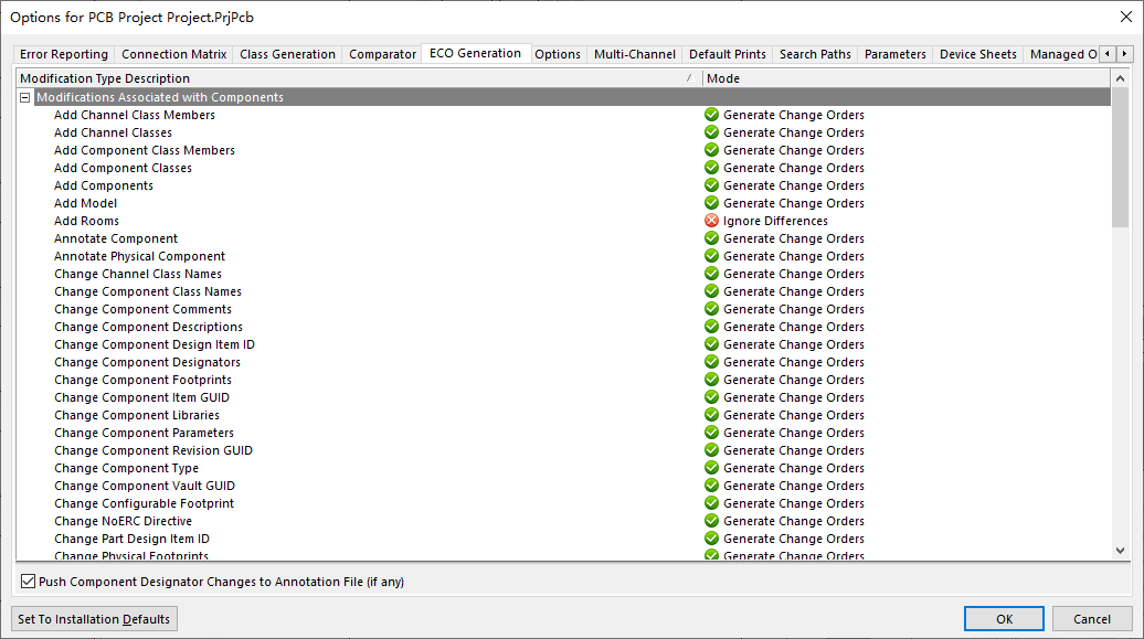 Altium Designer，从原理图更新到PCB时，在PCB中手动添加的ROOM会被remove掉，或替换成其它名称_altium designer remove add-CSDN博客