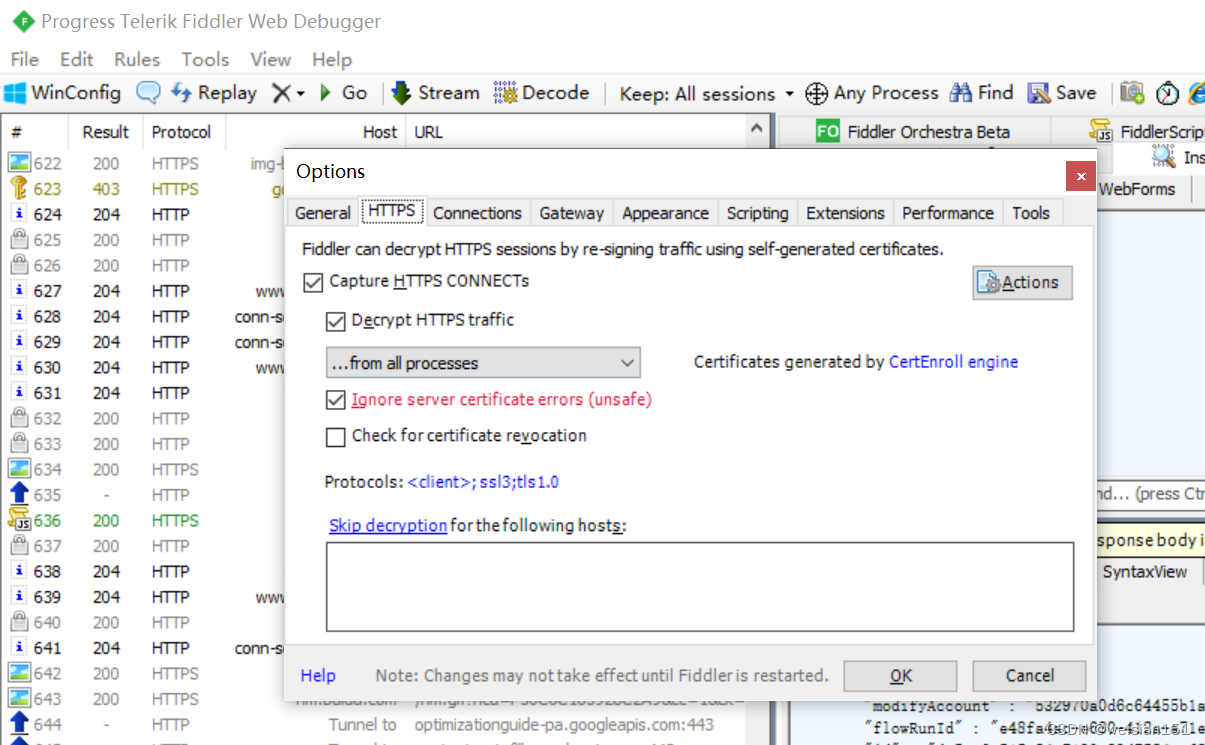 fiddler抓包及Proxifier配置代理_proxifier fiddler-CSDN博客