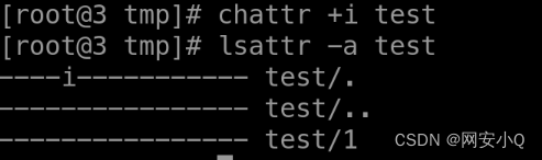 Linux加固-权限管理_Chattr之i和a参数_linux a属性-CSDN博客