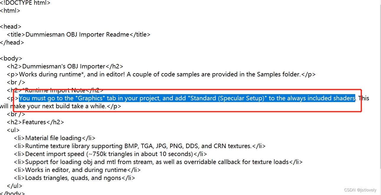 使用Obj Importer插件动态加载obj格式模型时，程序在Unity编辑器中运行正常，发布后运行出现ArgumentNullException: Value cannot be null ...