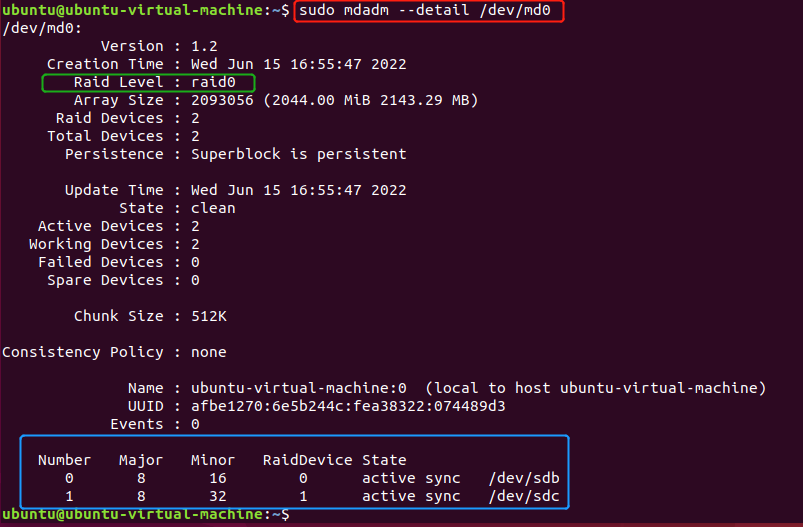 Linux下实现RAID磁盘阵列（Ubuntu18.04 + RAID0、1、5）_ubuntu raid-CSDN博客