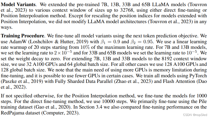 EXTENDING CONTEXT WINDOW OF LARGE LANGUAGE MODELS VIA POSITION INTERPOLATION翻译-CSDN博客