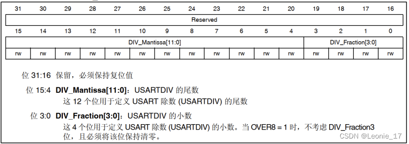 Stm32 第14讲 数据通讯（基础概念rs 232usart波特率寄存器配置实验）stm32串口寄存器配置 Csdn博客