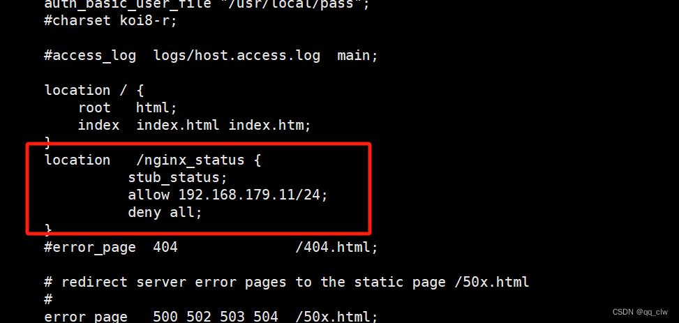 Nginx: [warn] low address bits of 192.168.179.11/24 are meaningless in ...