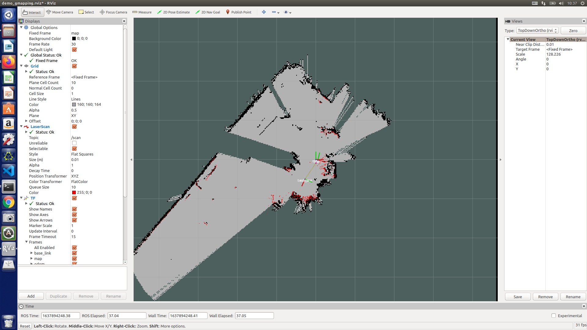速腾聚创rs_lidar_16（Robosense）使用gmapping建图_robsense 16 gmapping-CSDN博客