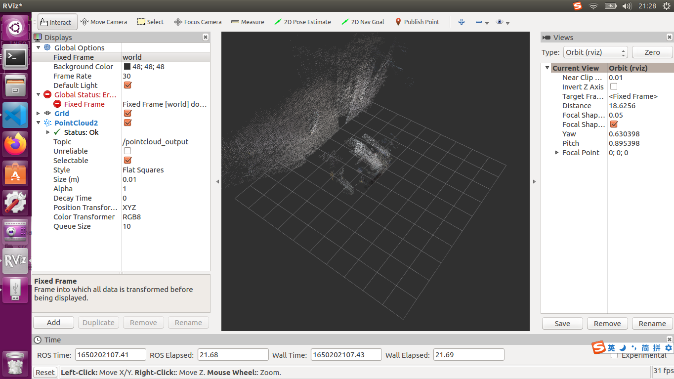 基于ORB-SLAM2实时构建稠密点云_octovis: error while loading shared libraries: lib-CSDN博客