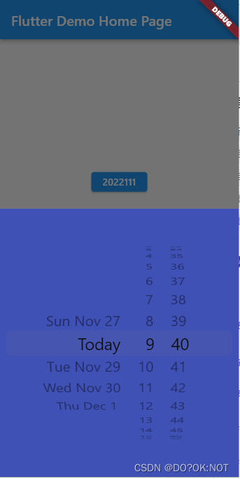 【flutter】【日期选择框】datepickerdialog,showtimepicker和cupertinodatepicker,cupertinotimerpickerflutter