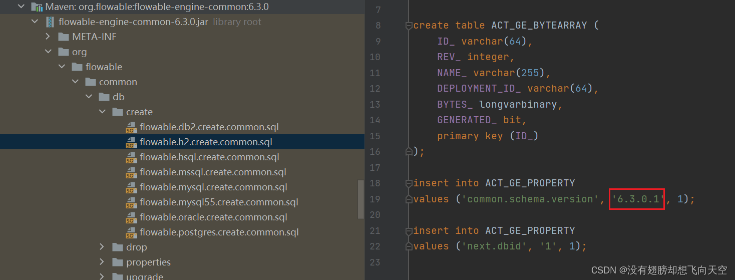 Could not update Flowable database schema: unknown version from database: ‘xxx‘-CSDN博客