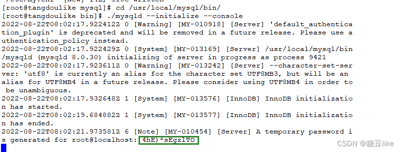 Centos7 安装Mysql 8.0.30_centos7安装mysql8.0.30-CSDN博客
