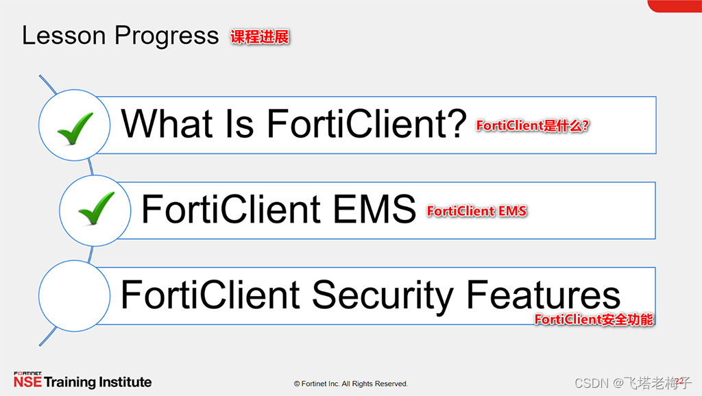 教程篇(7.0) 01. 介绍FortiClient和FortiClient EMS FortiClient EMS Fortinet 网络 ...