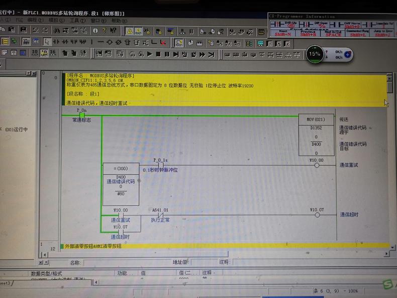 欧姆龙 PLC CP1E Modbus RTU通信程序，一个多站轮询通信，一个单站通信_「已注销」的博客-CSDN博客
