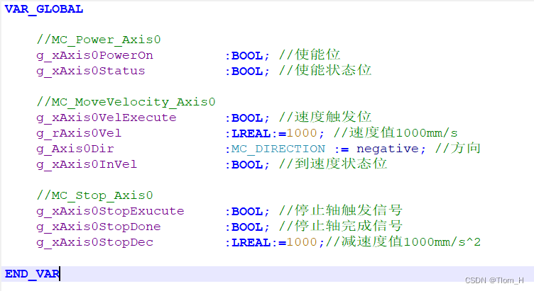 Codesys——EtherCAT轴控制指令（MC_Power、MC_MoveVelocity、MC_Stop）-CSDN博客