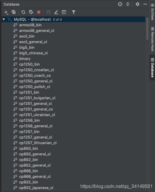 Pycharm连接MySQL后出现不出现数据库或表，出现其他文件的问题_为什么我在pycharm连接的mysql没有显示-CSDN博客