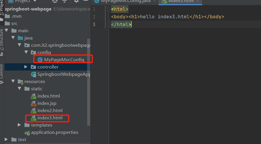springboot基础(10):给springboot项目添加网页_springboot前端页面放哪-CSDN博客