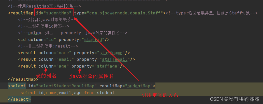 Mybatis 定义sql映射文件的resulttype属性别名、resultmap结果映射 Mybatis的resulttype别名 Csdn博客