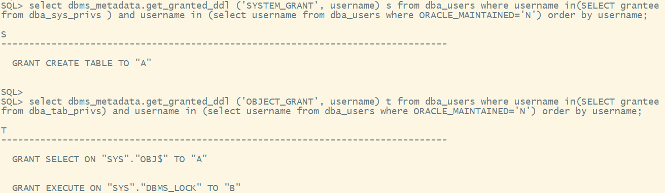 Oracle 19c 获取用户ddl_oracle 获取用户ddl-CSDN博客