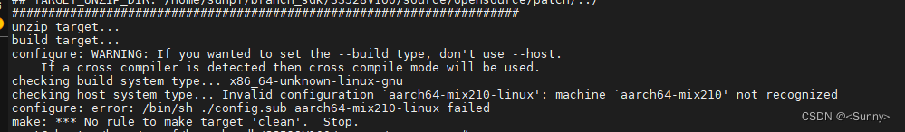 linux开源库交叉编译报错总结_checking sysdep dirs... configure: error: the arm -CSDN博客