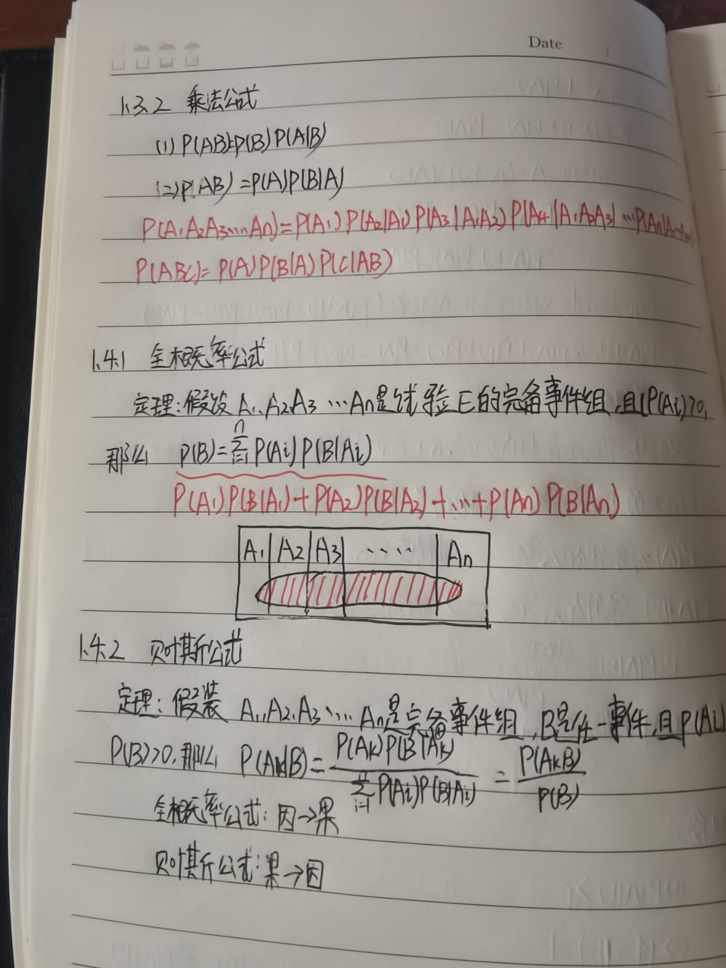 概率论与数理统计手写笔记事件域的符号怎么写 Csdn博客 