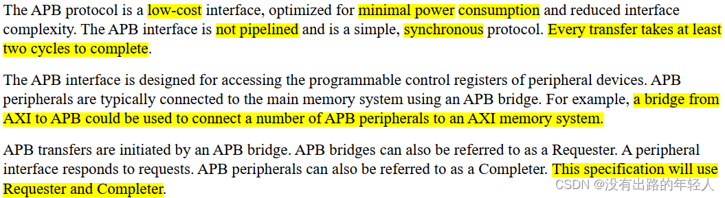 APB协议及APB_Slave设计_apb slave-CSDN博客