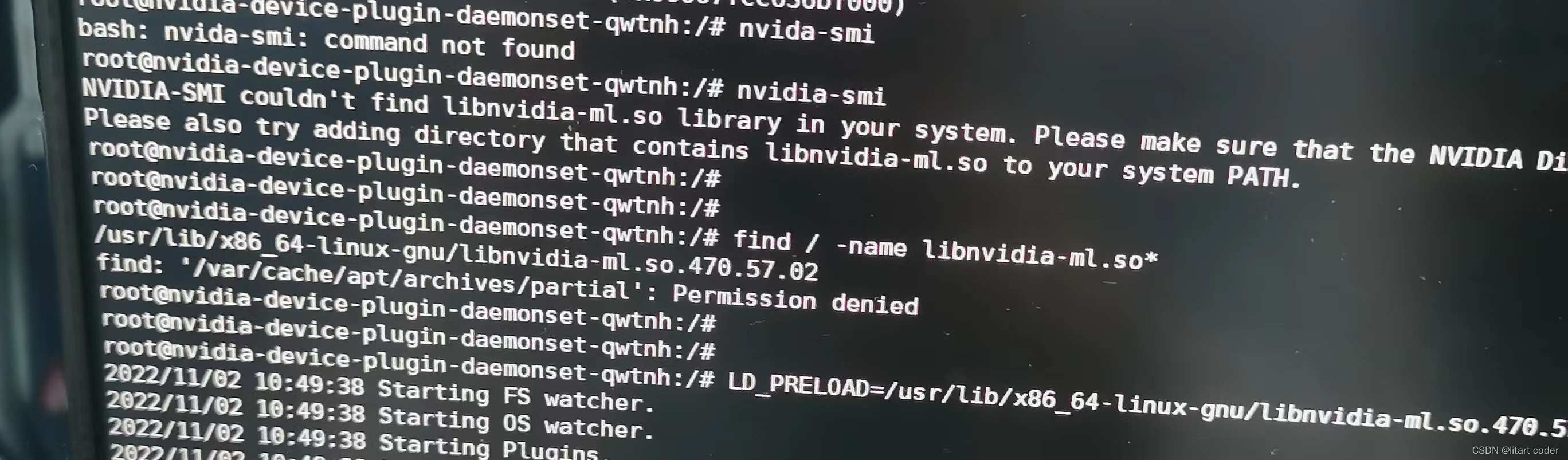 Ubuntu20 04 K8s Nvidia Device Plugin: Failed To Initialize Nvml Nvidia Device Plugin Ubuntu Csdn博客