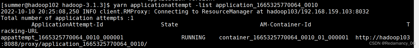 HadoopYarn常用命令、yarn application查看任务、yarn logs查看日志、yarn applicationattempt查看尝试运行的任务、查看容器、Yarn生产环境 ...