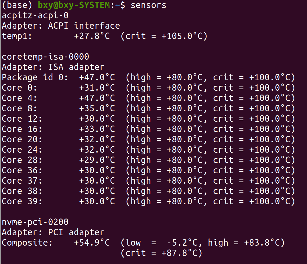 Ubuntu 系统下查看CPU和GPU温度_ubuntu系统如何查询系统温度-CSDN博客