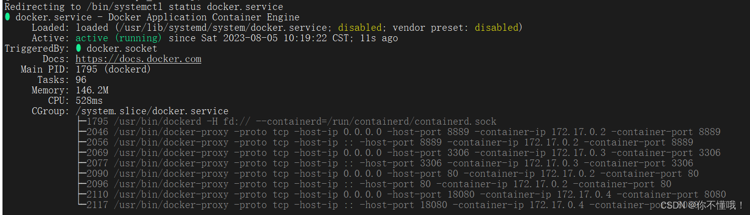 docker启动Cannot connect to the Docker daemon at unix:///var/run/docker.sock. Is the docker daemon ...