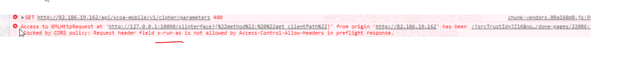 Request header field xxxx is not allowed by Access-Control-Allow-Headers in preflight response问题 ...