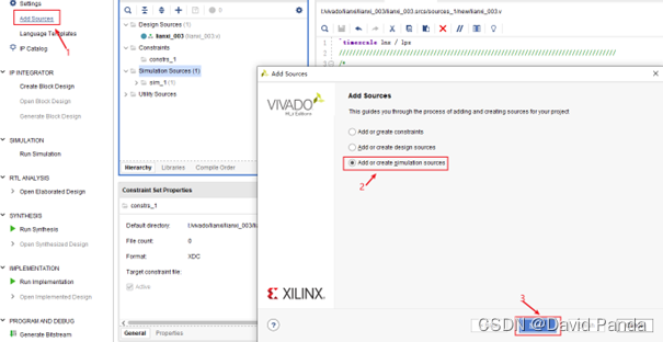 在vivado中如何写仿真文件（testbench）？_vivado仿真文件怎么写-CSDN博客