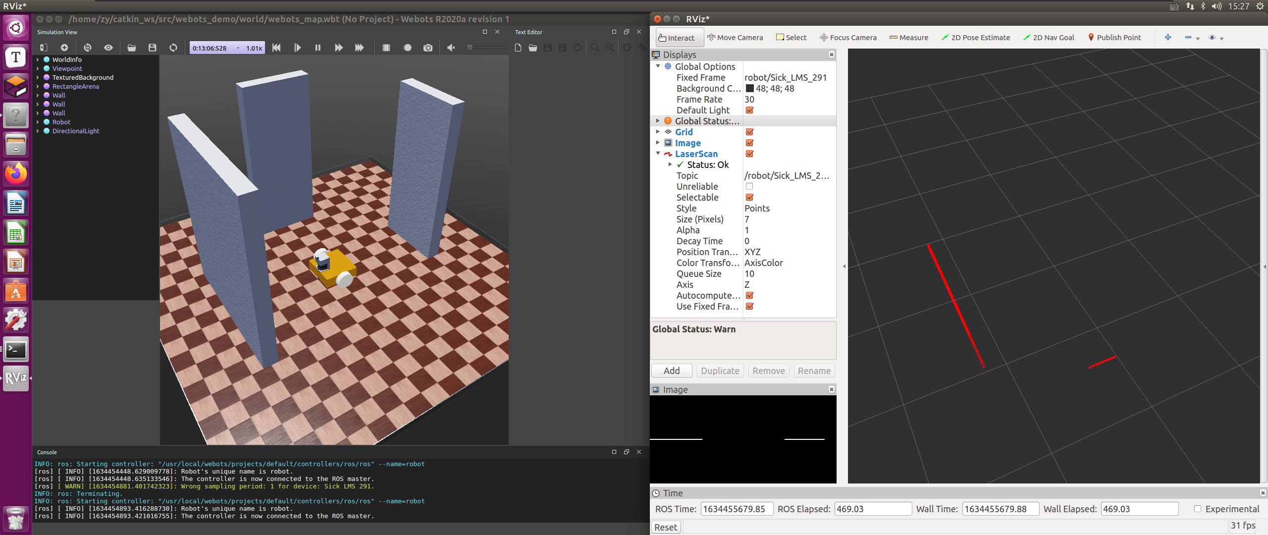 ROS联合Webots仿真_webots ros-CSDN博客
