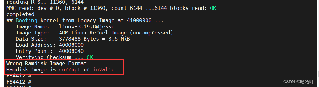 Ramdisk image is corrupt or invalid-CSDN博客