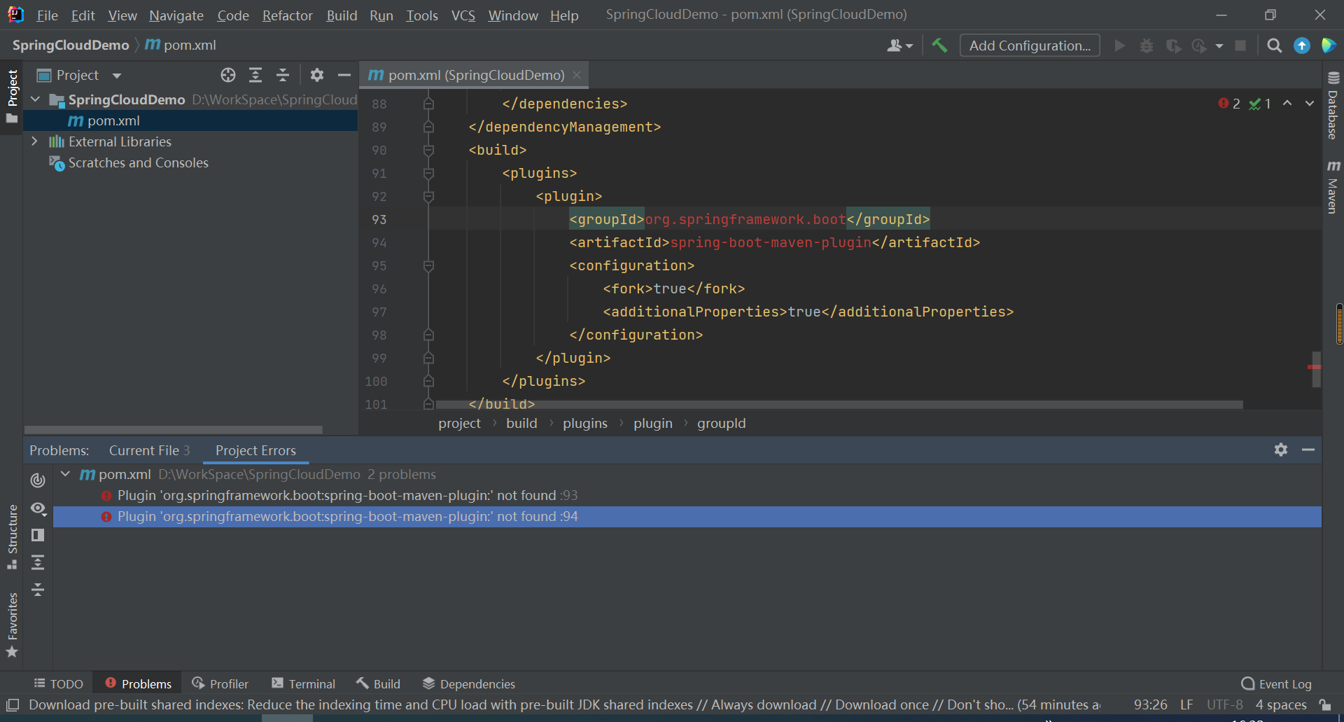 [01] 使用IDEA搭建SpringCloud项目方法_简单入门_idea 启动springcloud-CSDN博客
