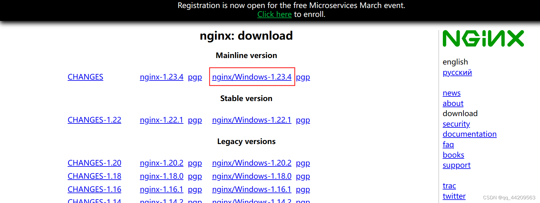 windows下安装nginx-CSDN博客