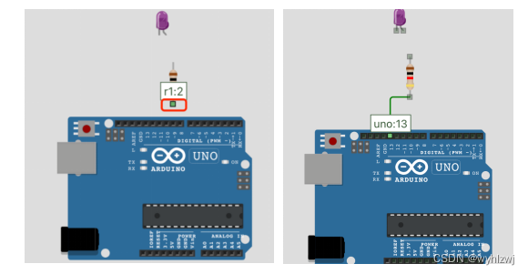 第五节 使用仿真软件实现LED灯的闪烁_arduino模拟器 wokwi 教程-CSDN博客