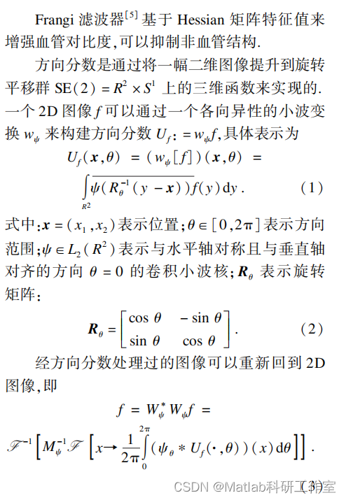 【图像增强】基于Frangi滤波器实现血管图像增强附matlab代码-CSDN博客