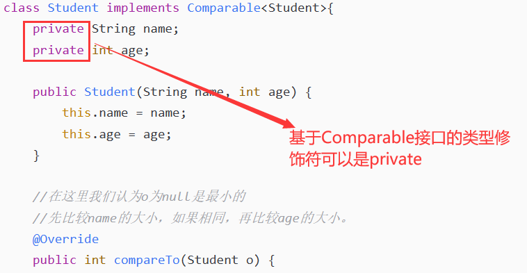 Java对象的比较 (equals()方法、基于Compareable接口、基于比较器的比较、基于Compareable接口和基于比较器的区别)--- Java内功心法_java覆写 ...