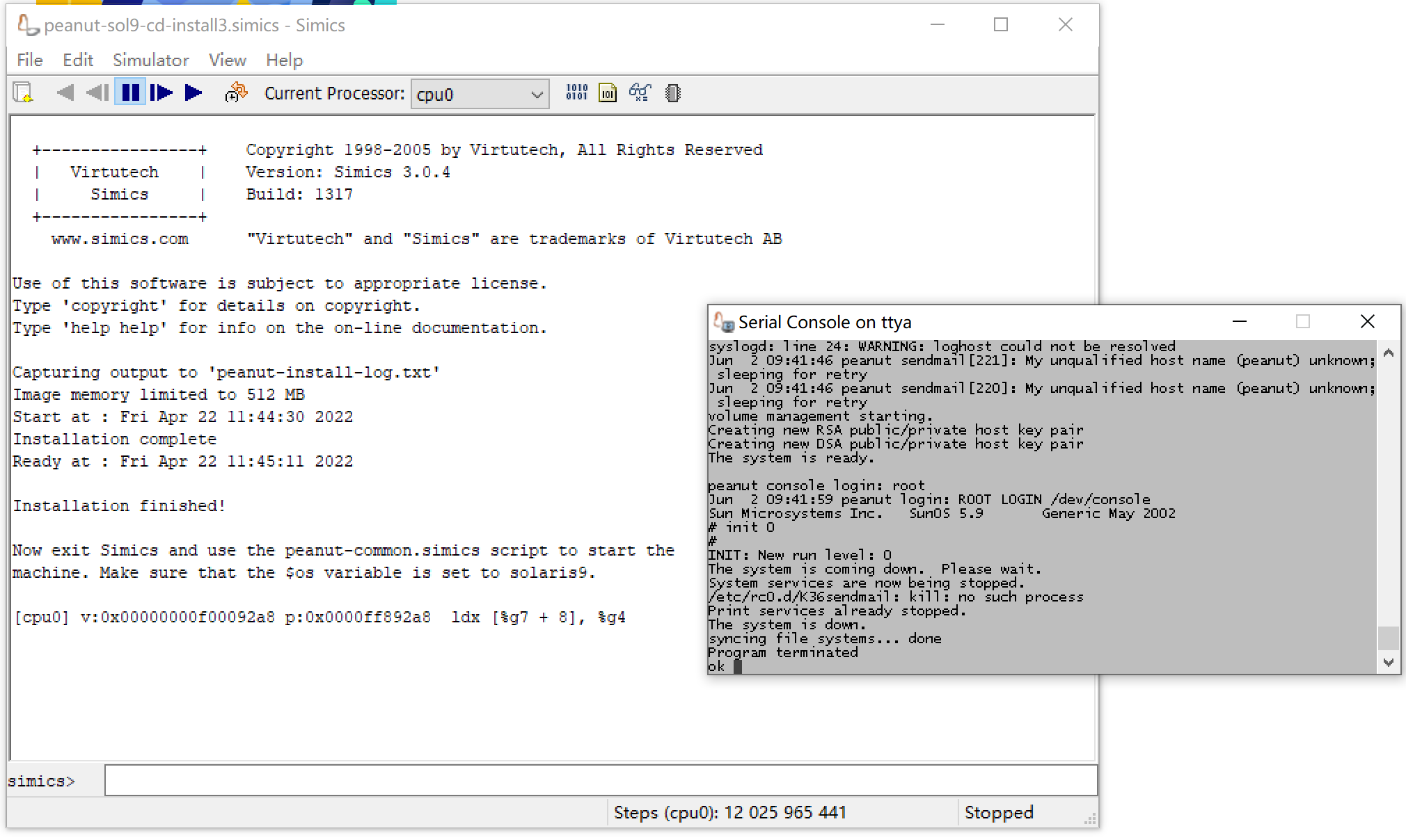 simics安装solaris9，成功运行memory compiler-CSDN博客