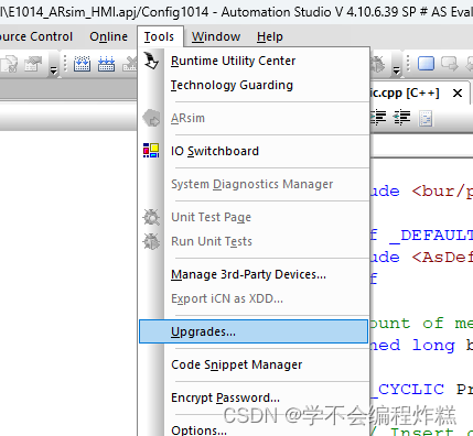 【贝加莱PLC基础教学】4.AutiomationStudio界面交互与仿真_贝加莱visual component vc4 和mapp view-CSDN博客