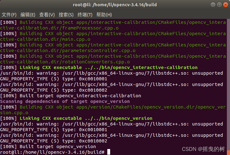 【Ubuntu18.04】安装OpenCV4.6.0_opencv ubuntu 4.6-CSDN博客