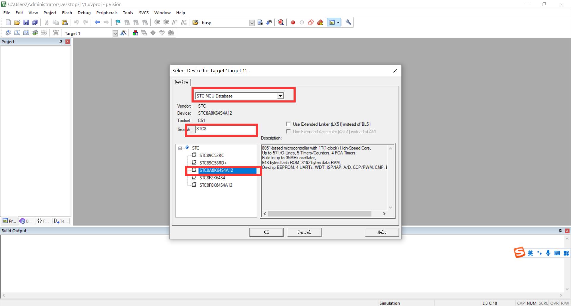 【STC8学习笔记】STC8A8K64S4A12 程序烧录及使一个LED闪烁-CSDN博客