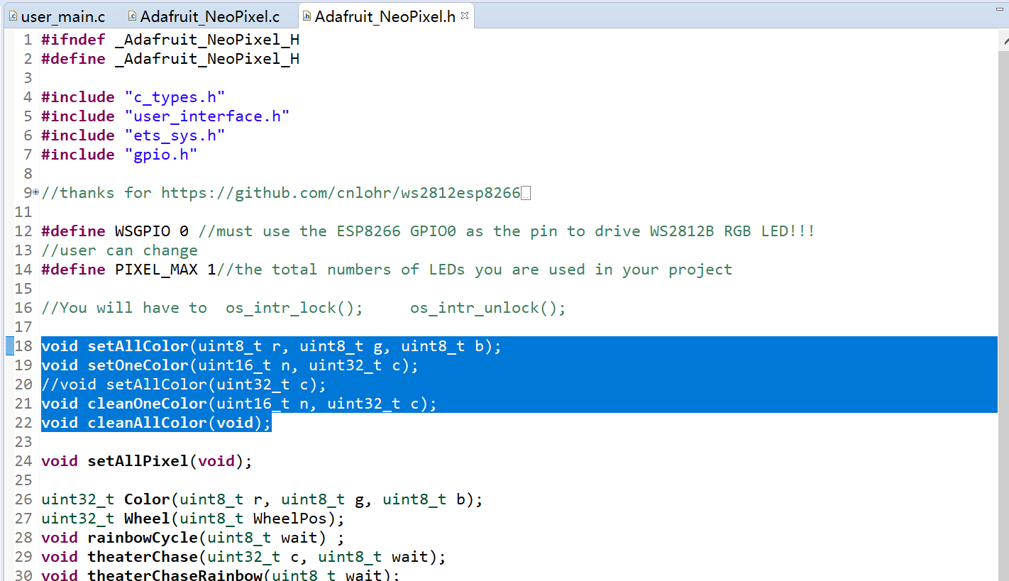 ESP8266--SDK开发（驱动WS2812B）_8266驱动ws2812-CSDN博客