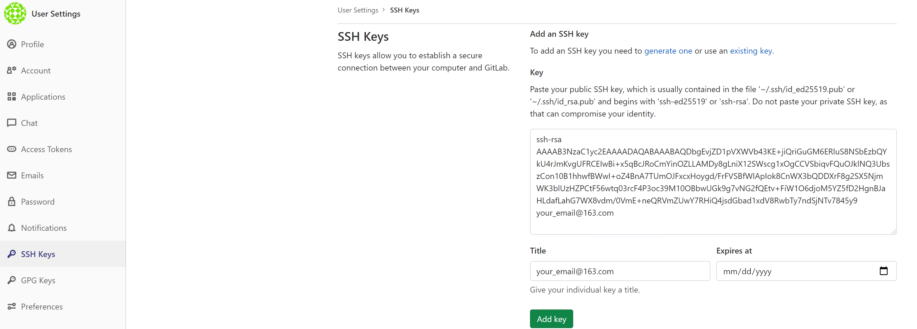 SourceTree上配置SSH，获取GitLab代码(图文教程)_sourcetree ssh没有gitlab-CSDN博客