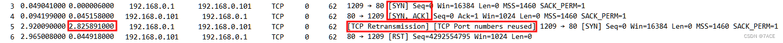 Wireshark Ts 二谈 Tcp 握手异常问题7ace的博客 Csdn博客wireshark Tcp异常