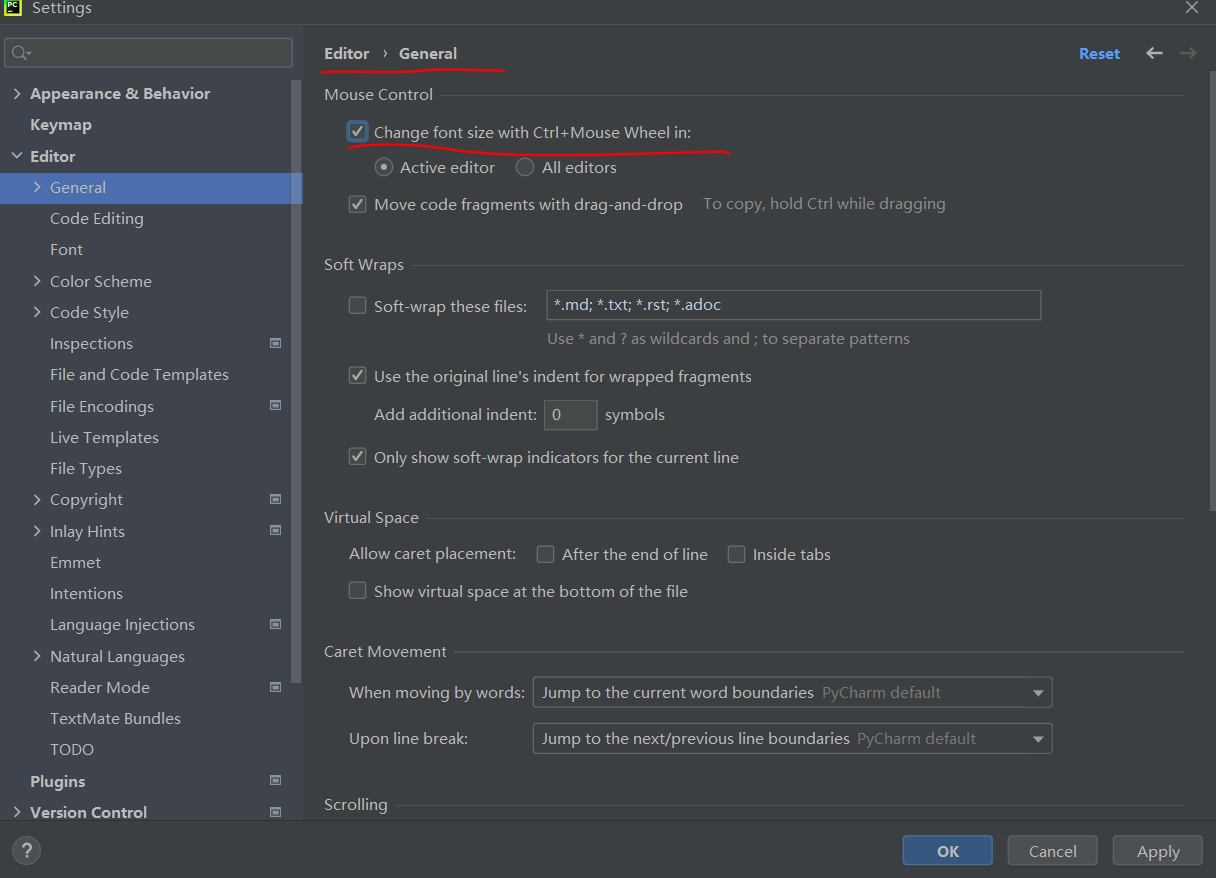 Pycharm非常好用的设置_pycharm里的match case设置-CSDN博客