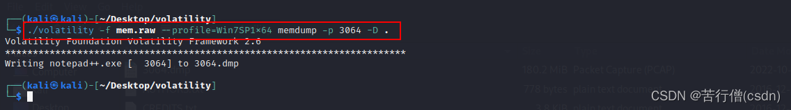 内存取证 && volatility工具（持续更新）_内存镜像.raw-CSDN博客