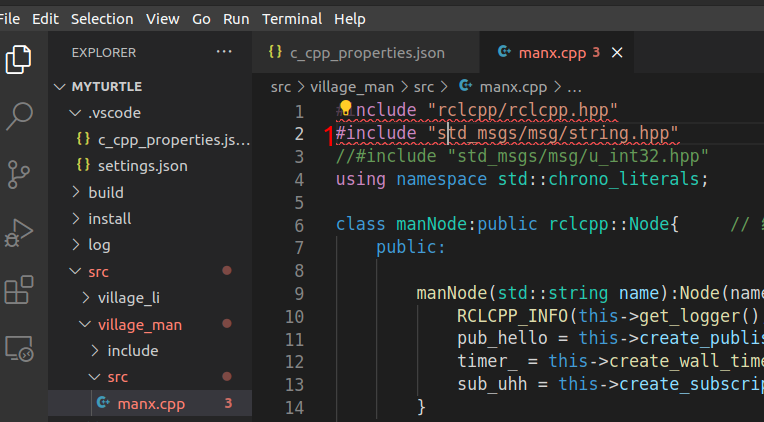 Ubuntu下利用VScode编写ROS的CPP文件时，#include “rclcpp/rclcpp.hpp“报错，找不到头文件_ros c++ include 找不到文件-CSDN博客