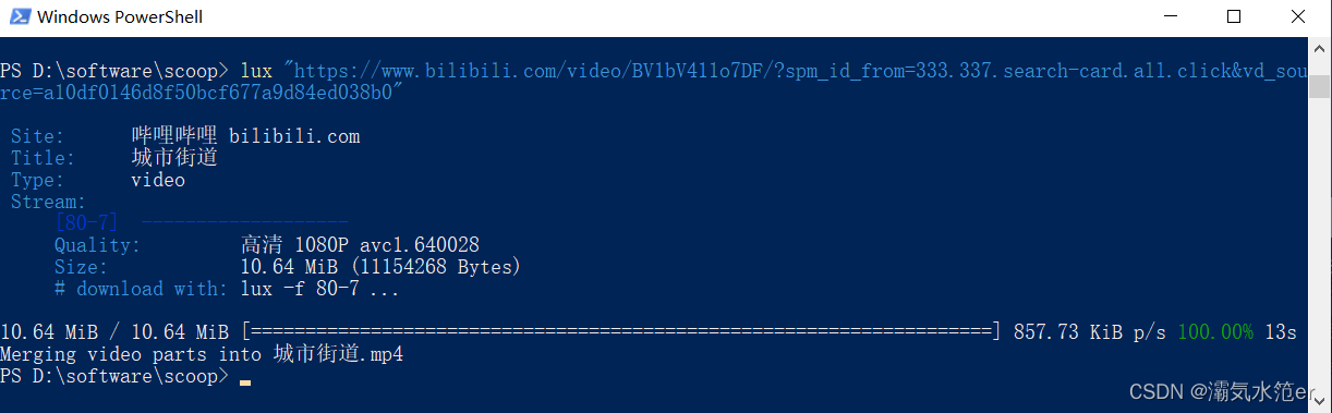 windows 10 安装 lux（annie）进行视频下载_win10 直接安装 lux-CSDN博客
