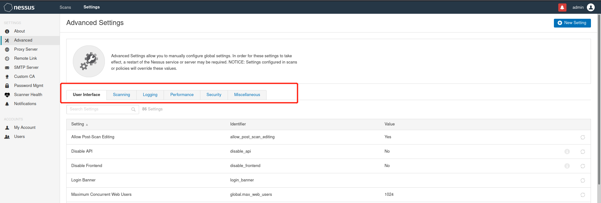 Nessus快速上手-基本配置_nessus默认账号密码-CSDN博客